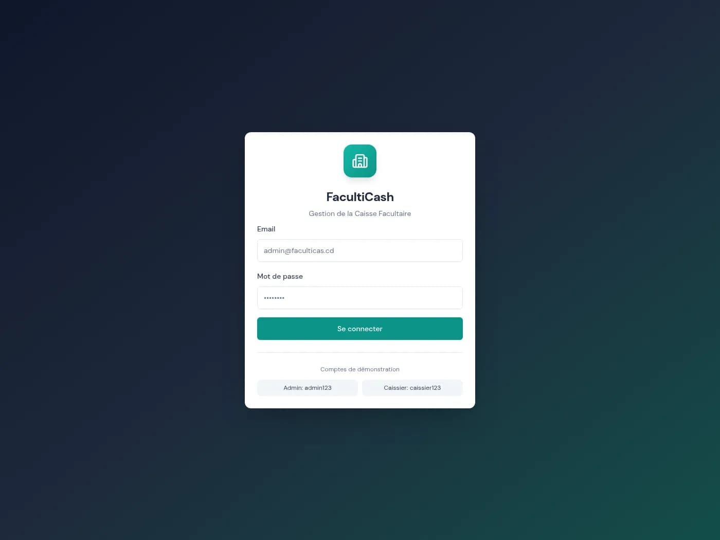 FacultiCash Manager