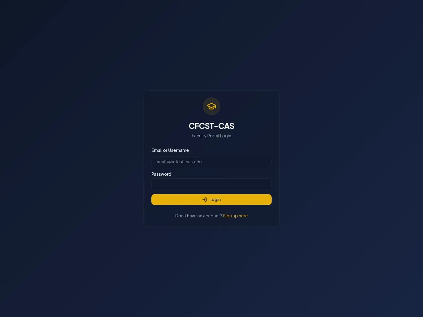 Faculty Portal Pro