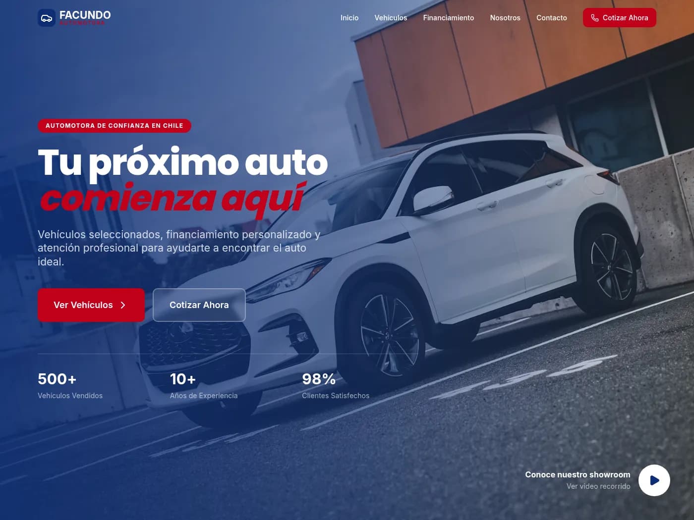Facundo Automotora Landing