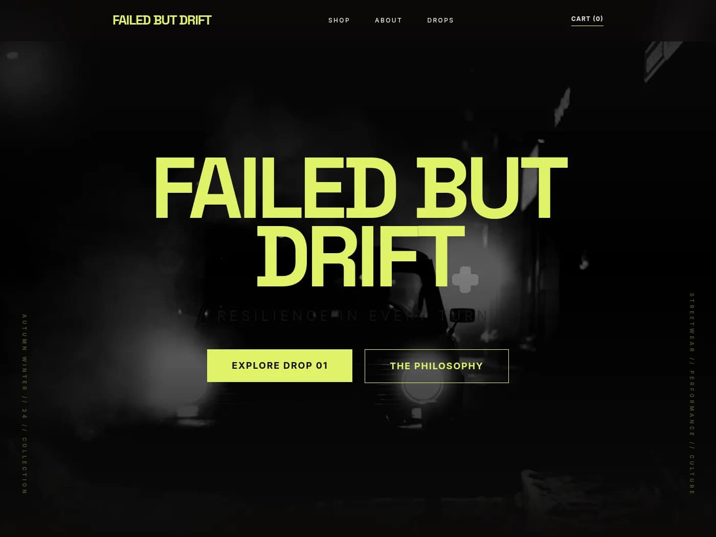 Failed but Drift Apparel