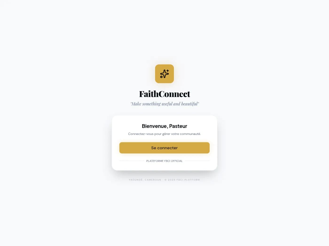 FaithConnect Platform