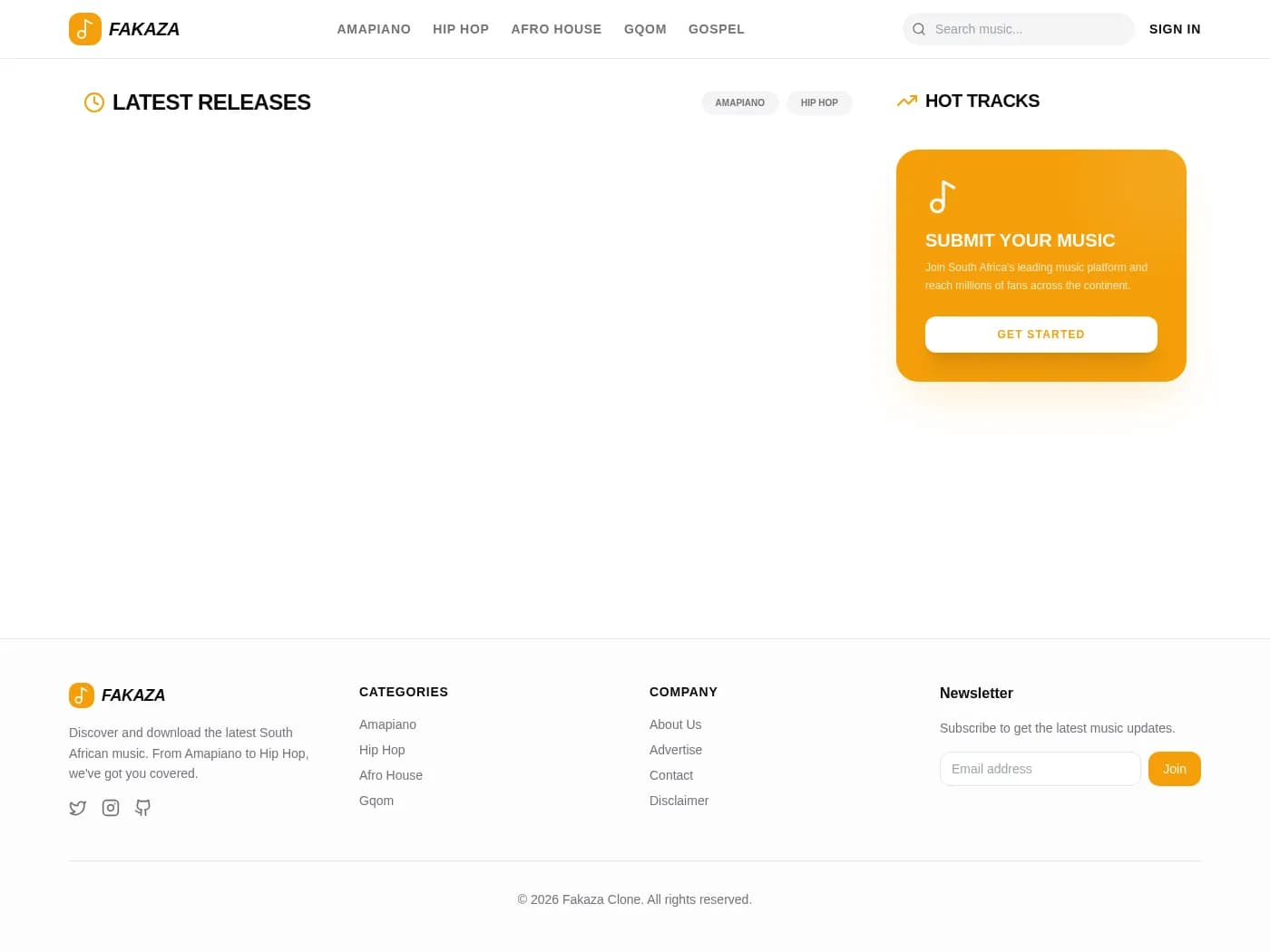 Fakaza Music Clone