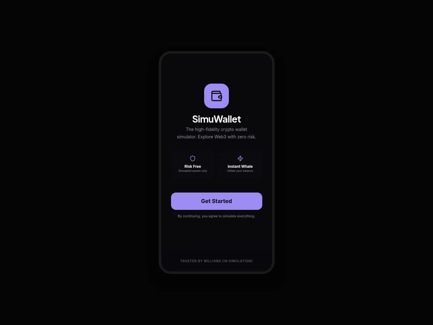 SimuWallet Crypto Demo