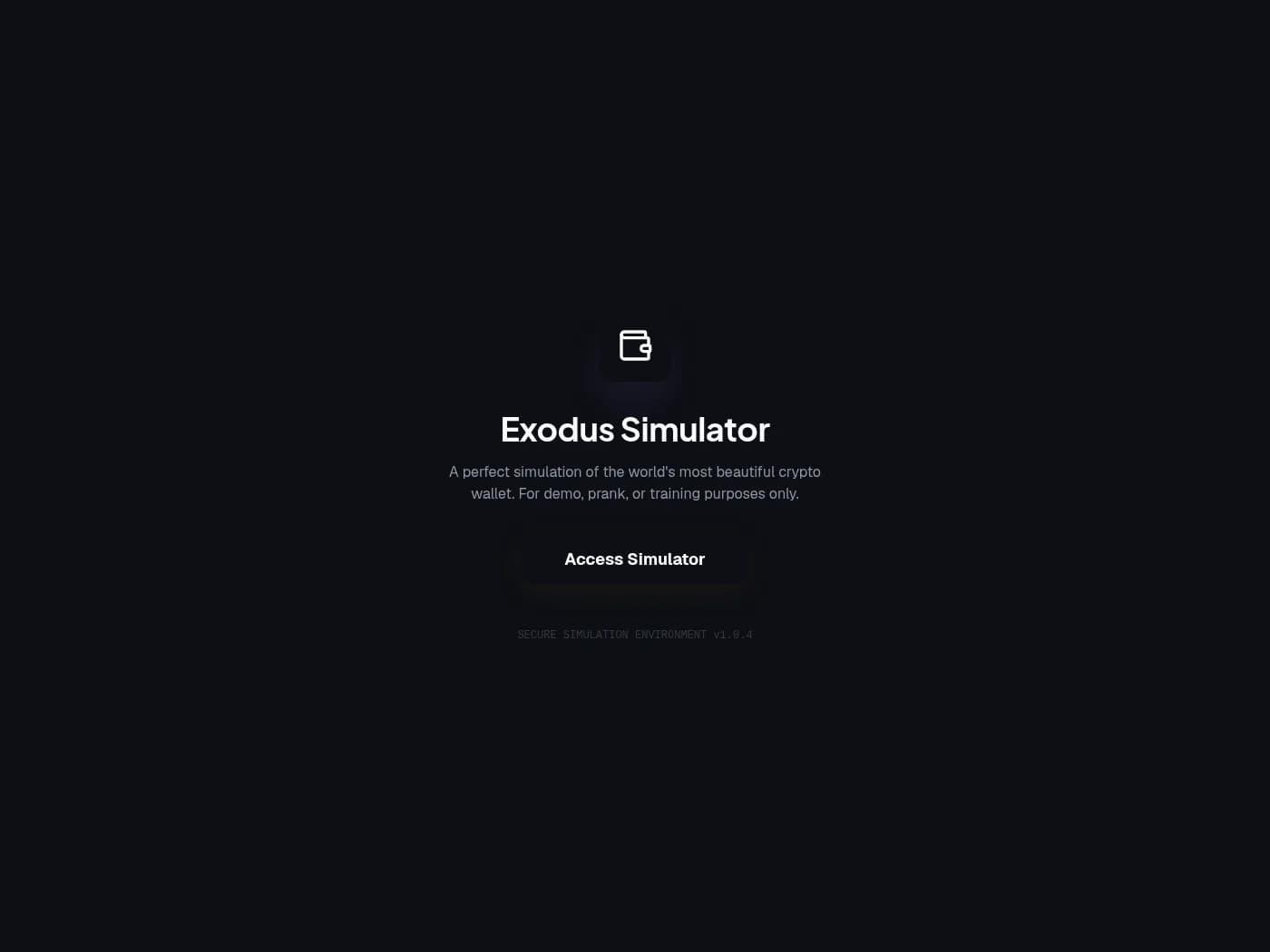 Fake Exodus Simulator