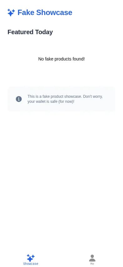 Fake Product Showcase