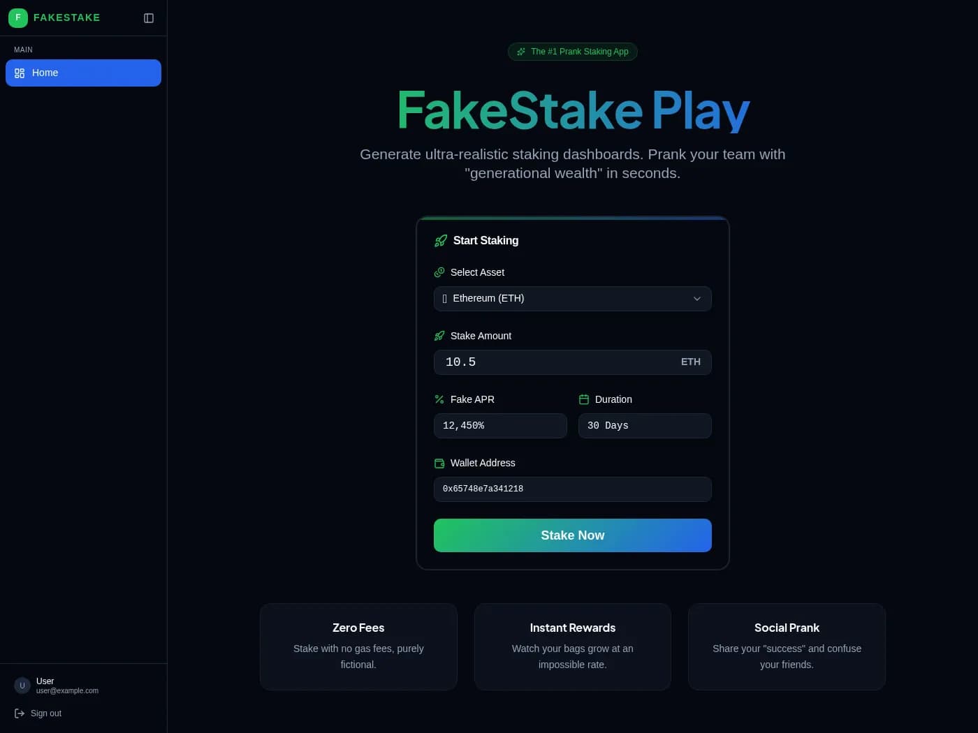 FakeStake Play