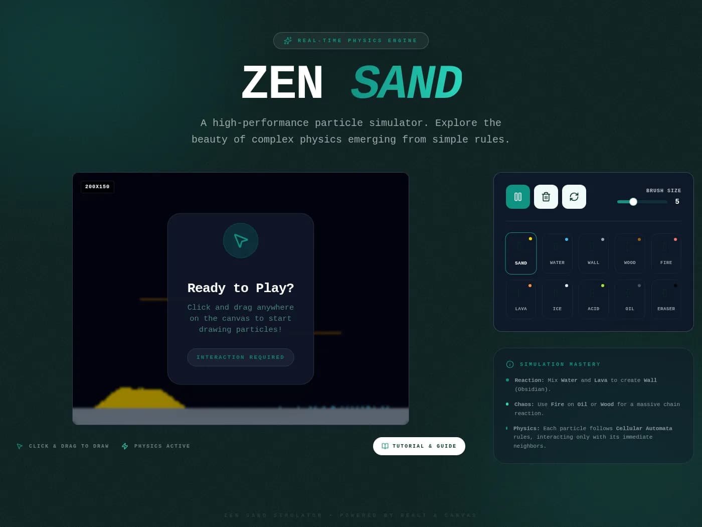 Free Sand Simulator