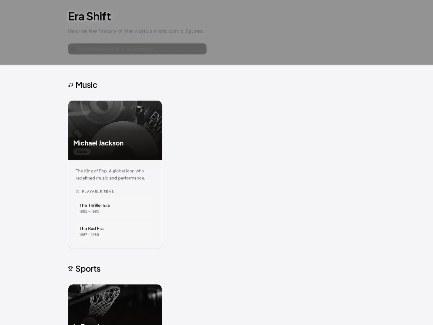 FAME: Era Shift