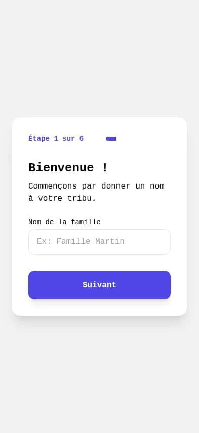 Famille Connectée Web App