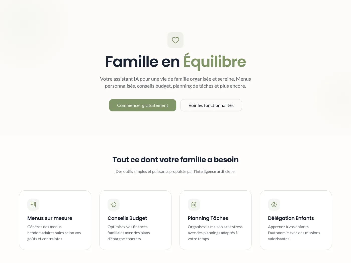 Family Balance AI Assistant