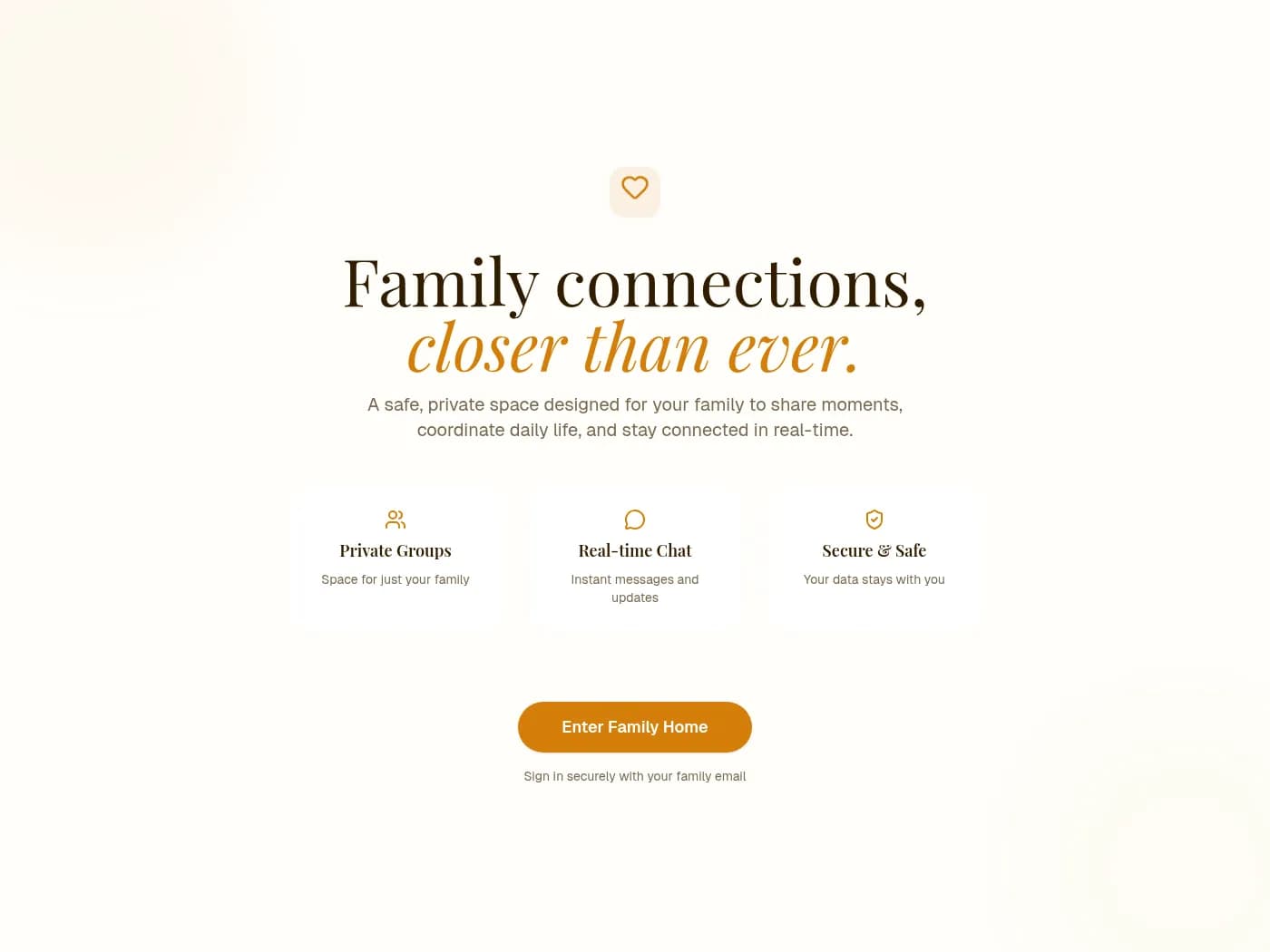 Family Chat App