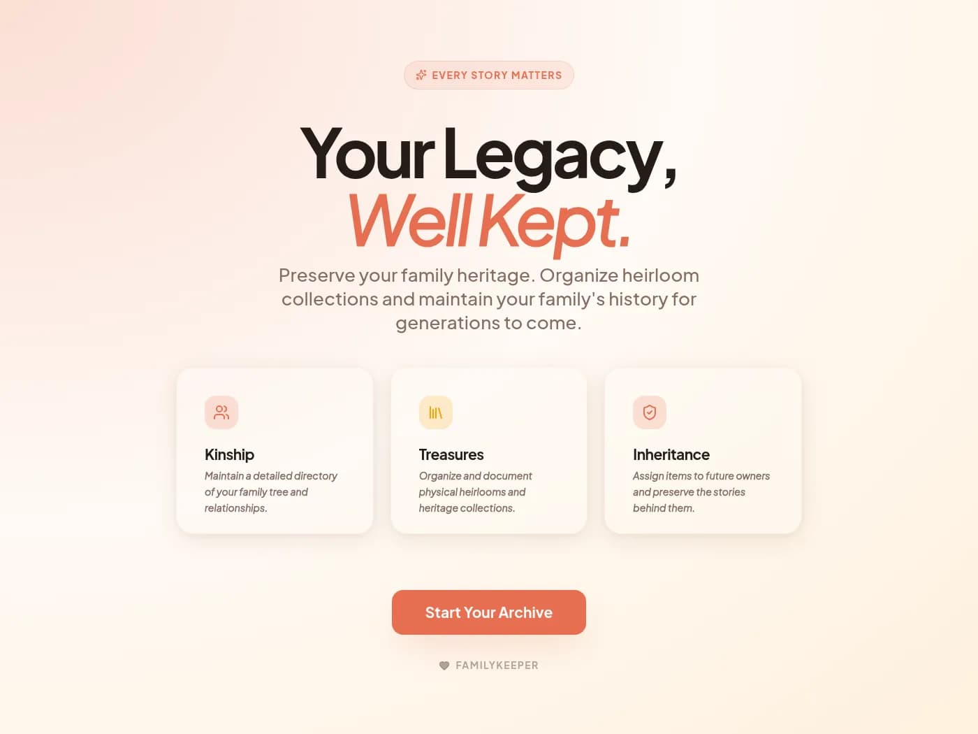 Family Keeper App