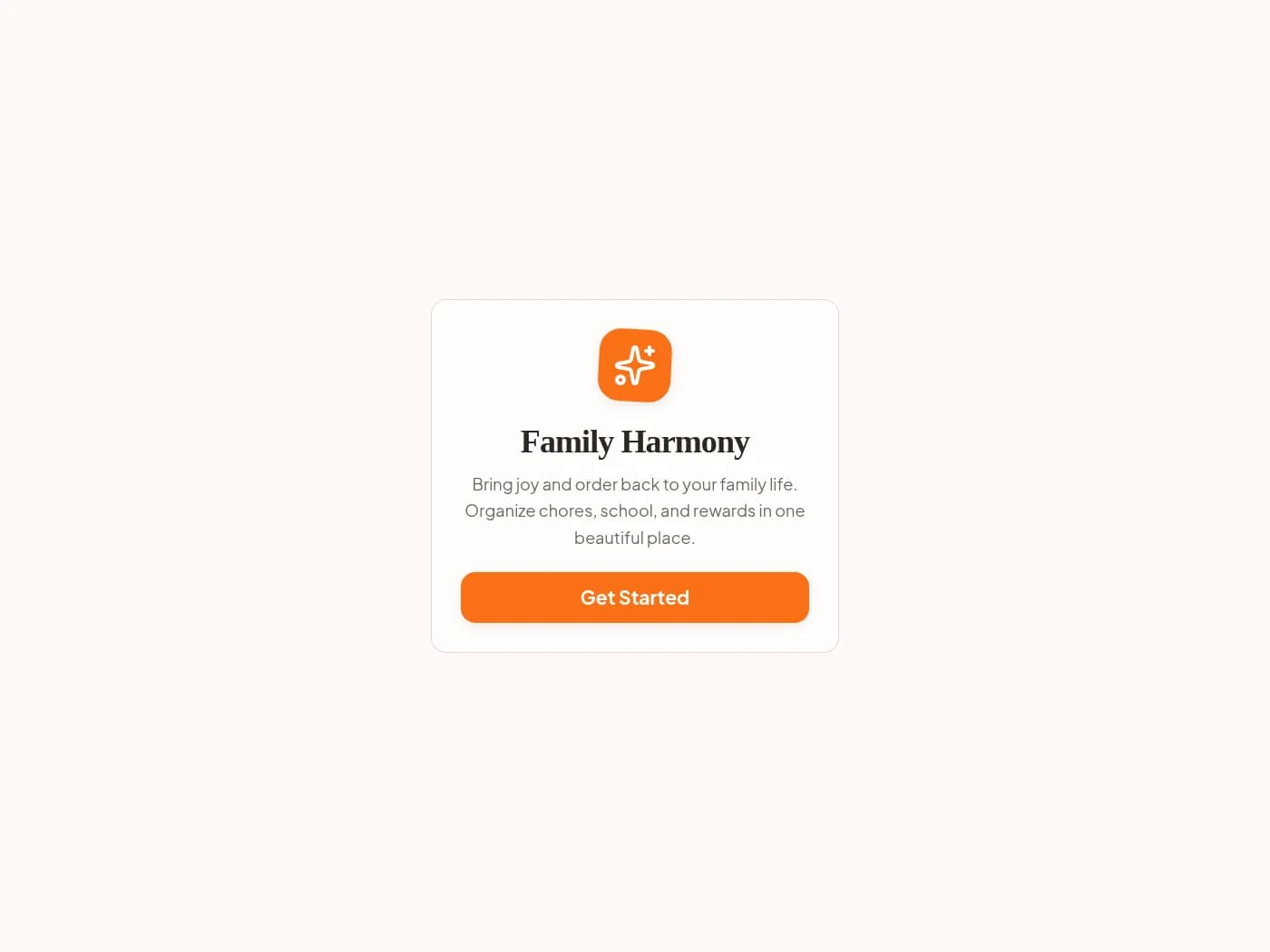 Family Harmony App