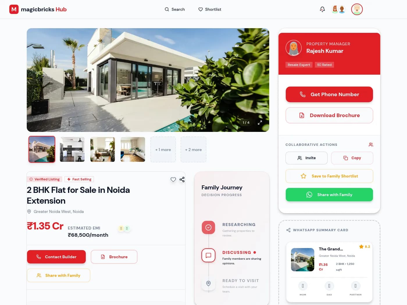 Magicbricks Family Home Hub