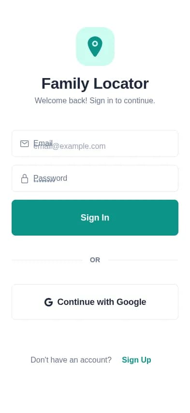 Family Locator App