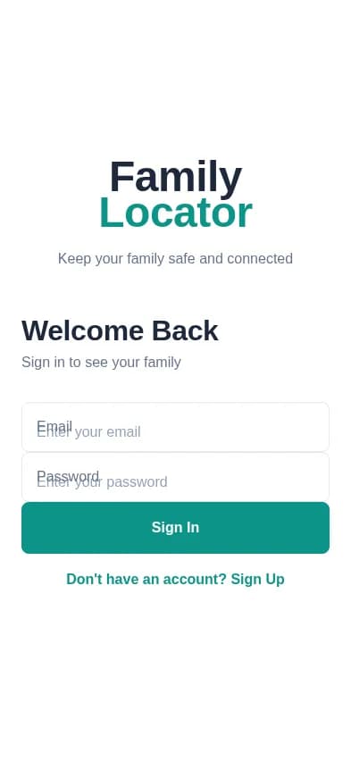 Family Locator App