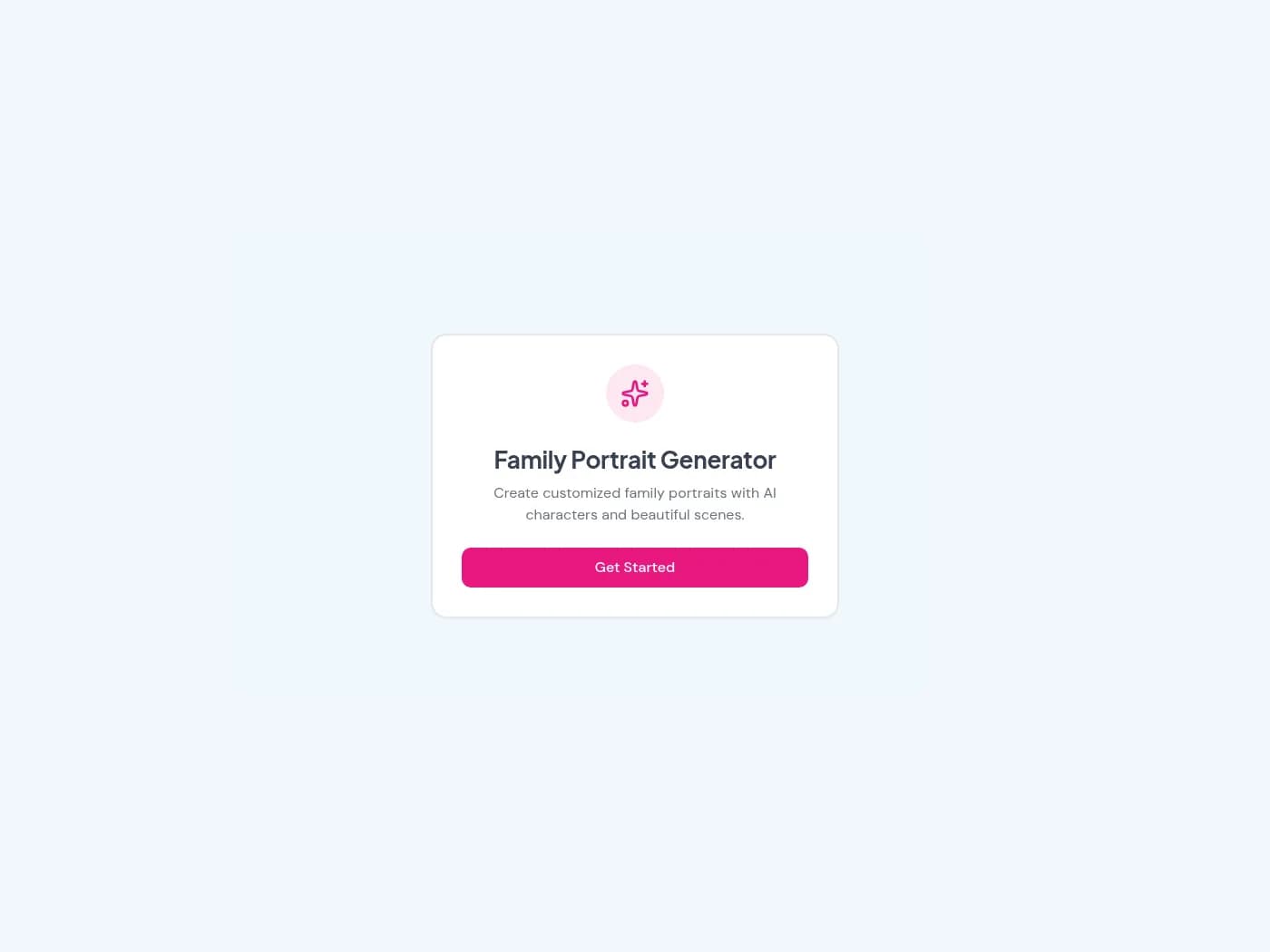 Family Portrait Generator