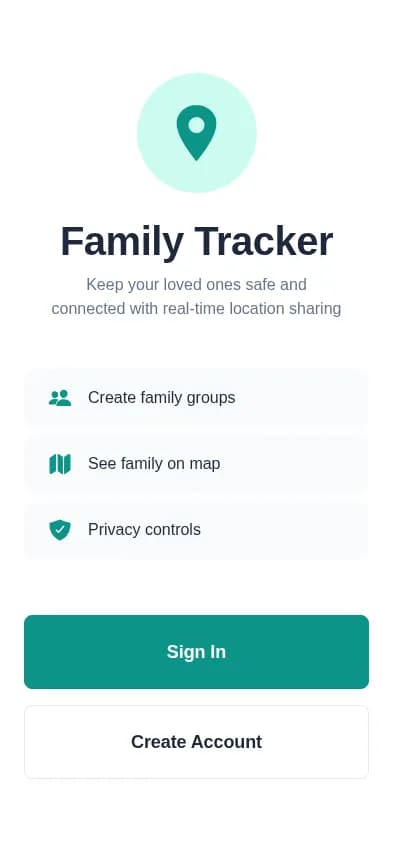 Family Tracker App