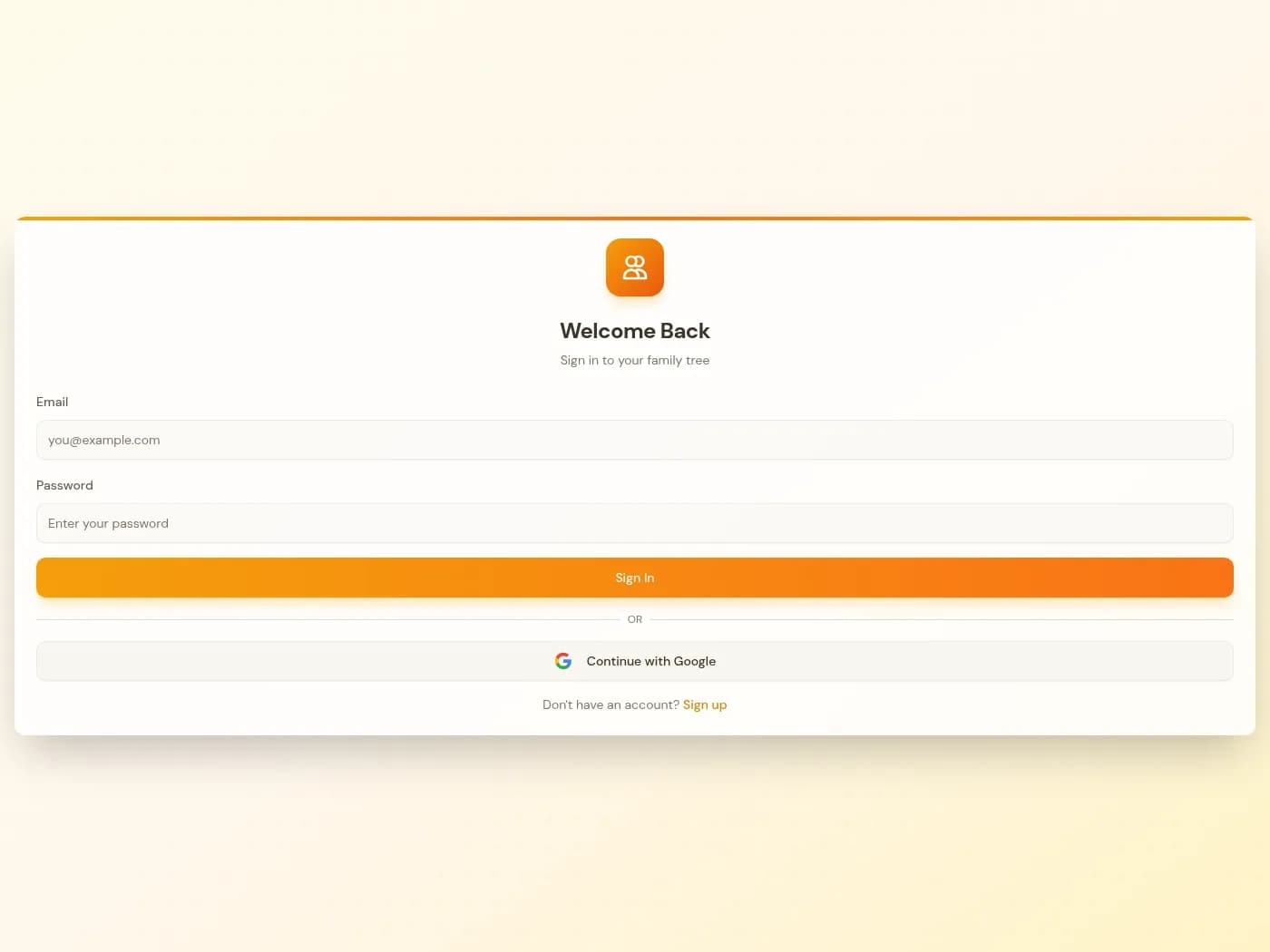 Family Tree Web App