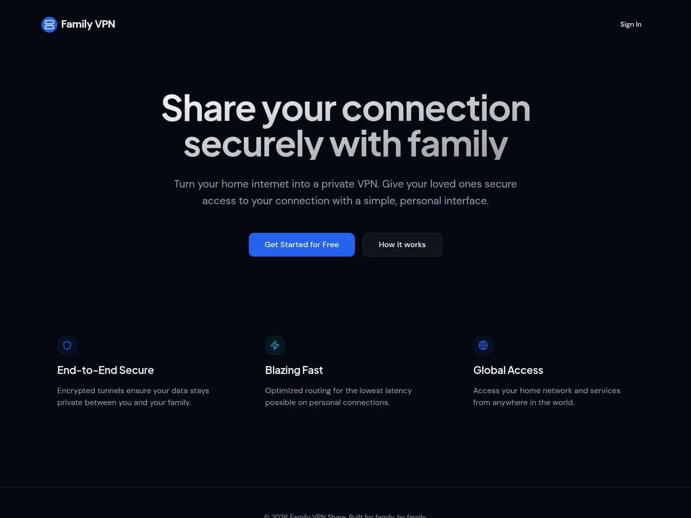 Family VPN Share