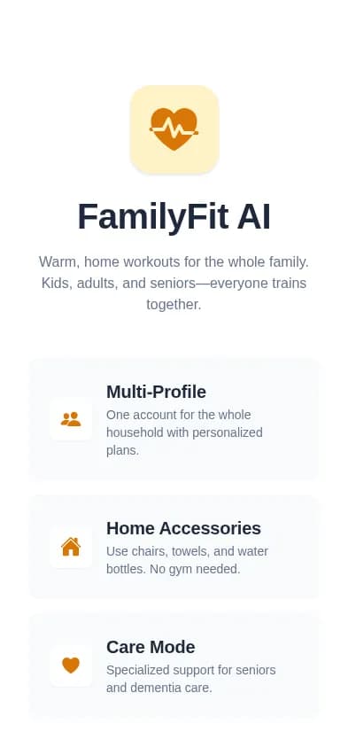 FamilyFit AI Coach
