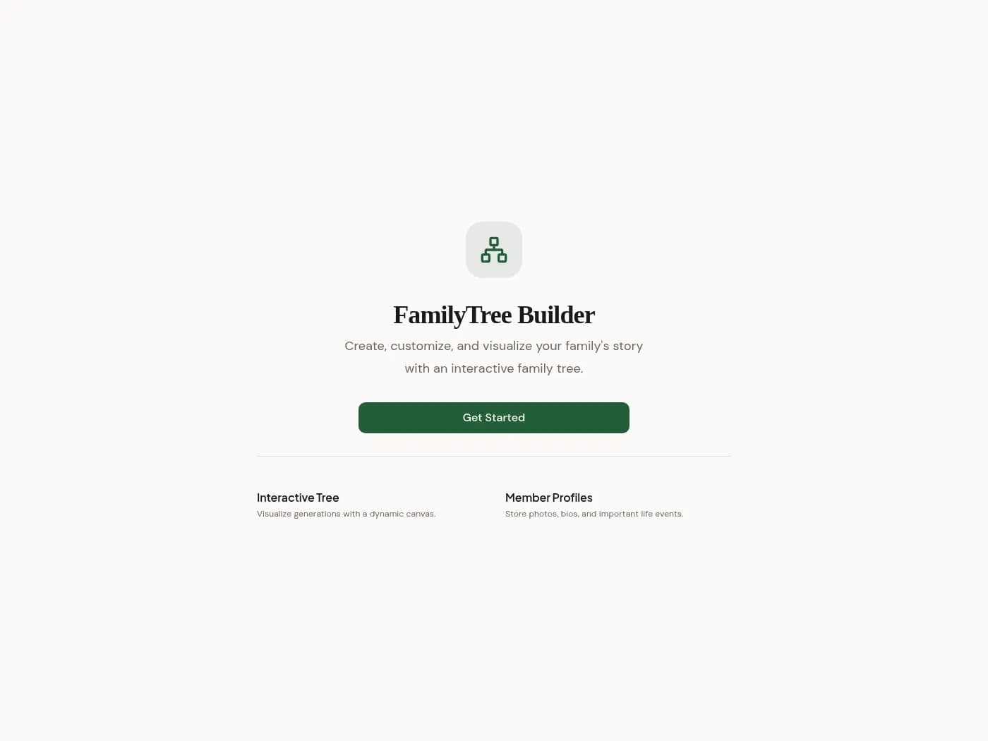 FamilyTree Builder