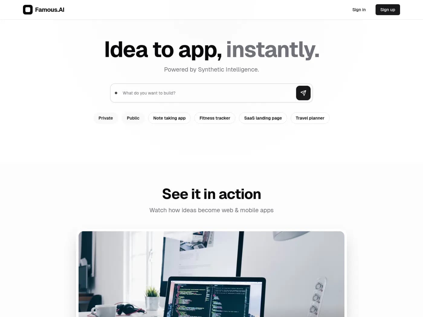 Famous.AI Clone