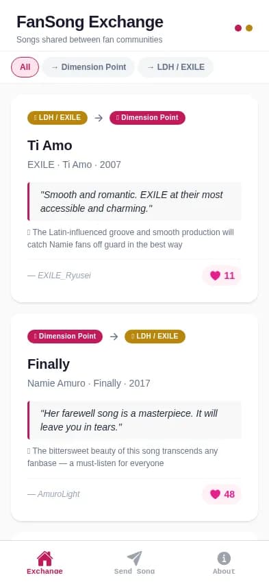 FanSong Exchange Hub