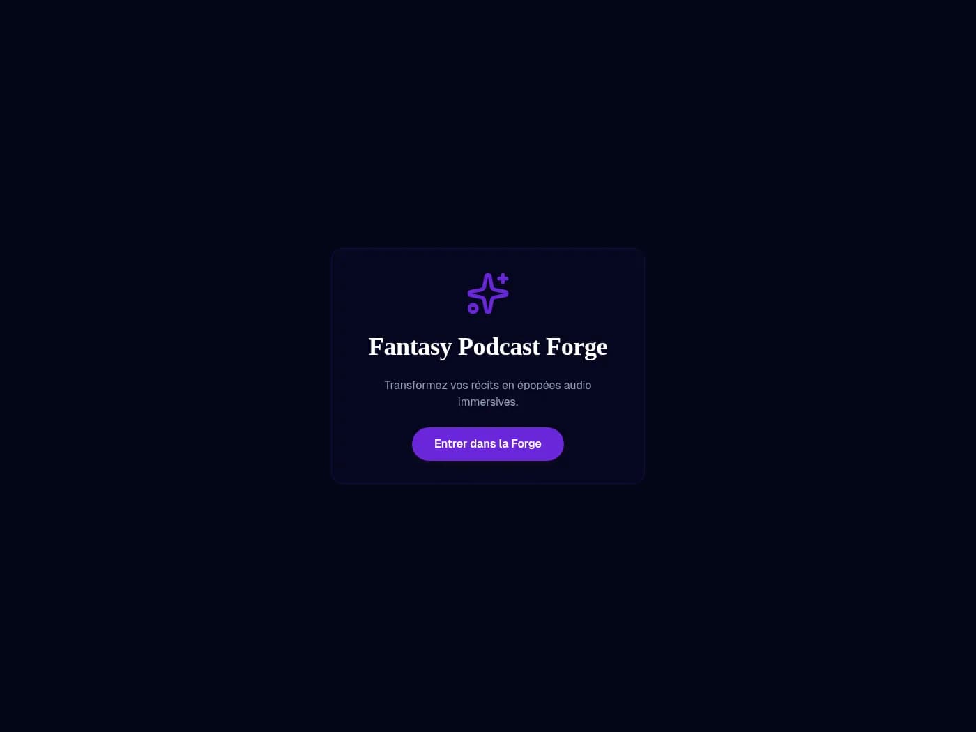 Fantasy Podcast Forge