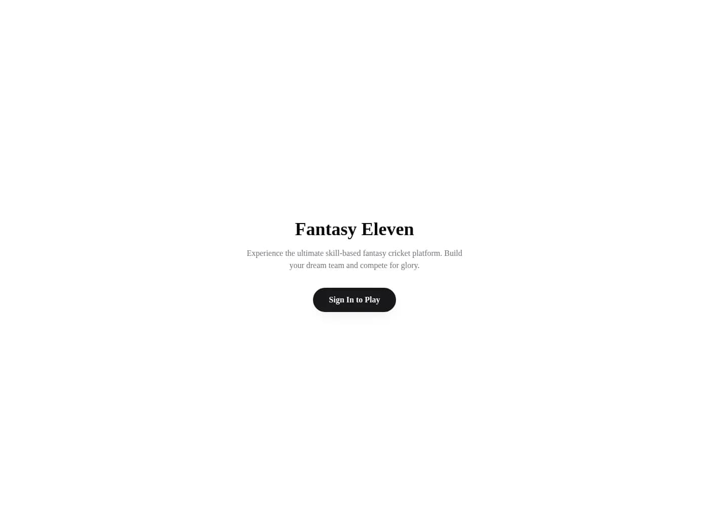 Fantasy Eleven