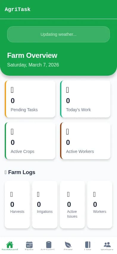 AgriTask Mobile Tracker