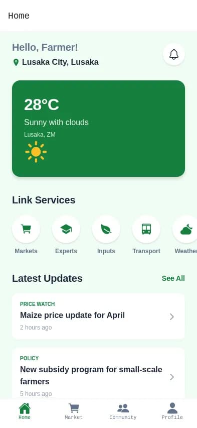 Farm Link Zambia Connect