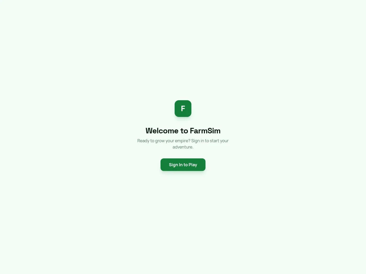 FarmSim Adventure