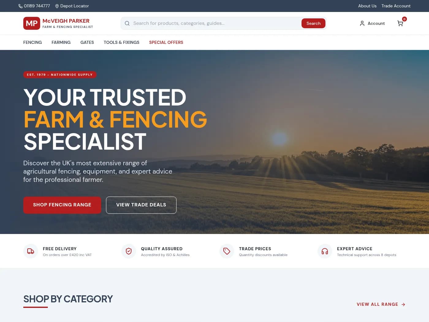Farm Supplies Web Portal