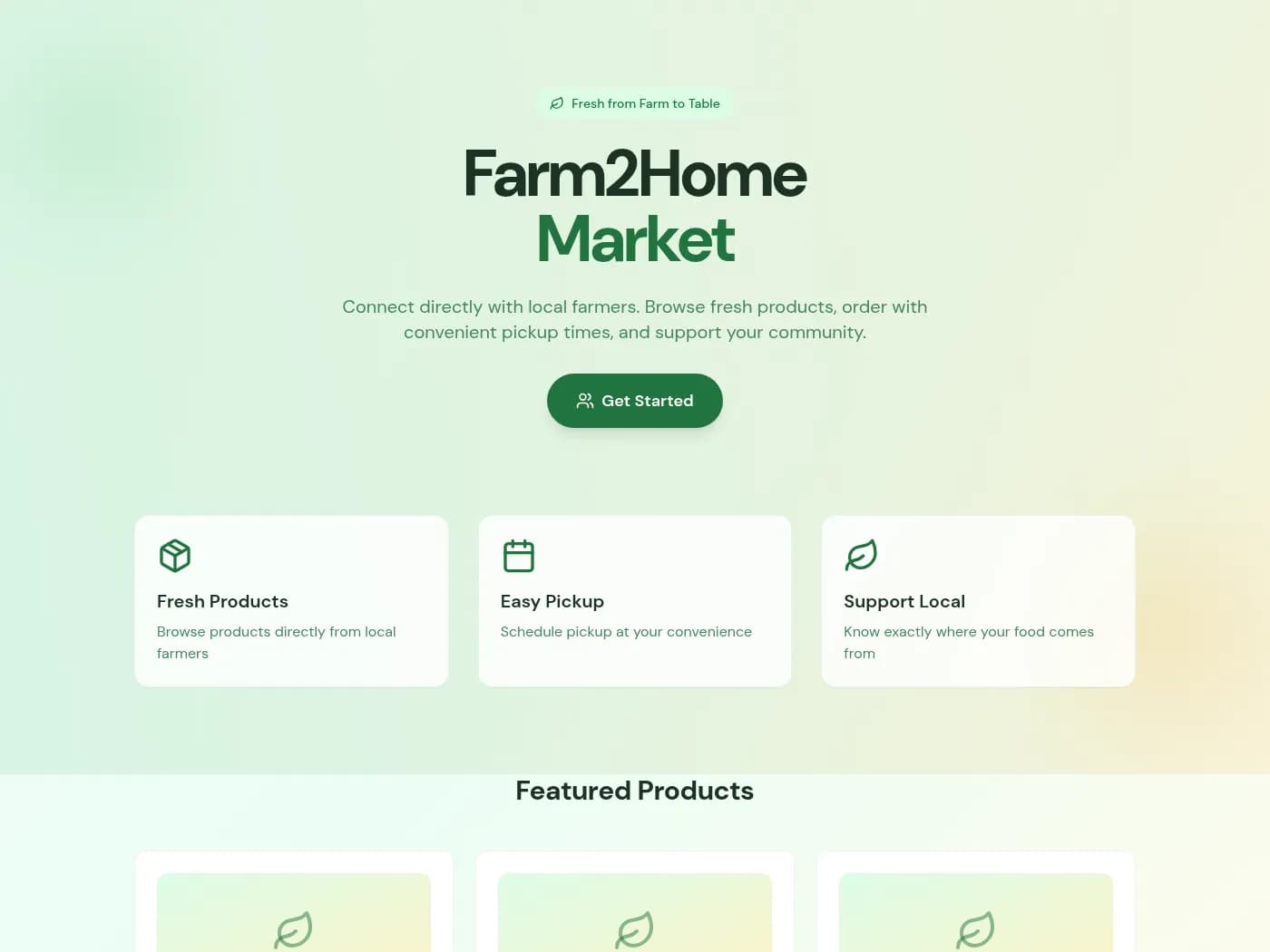 Farm2Home Market