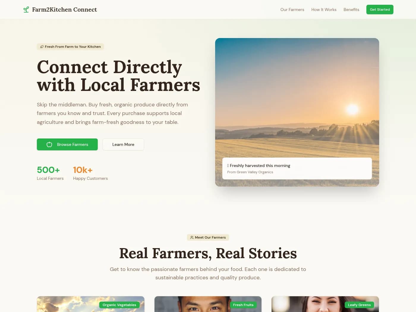 Farm2Kitchen Connect