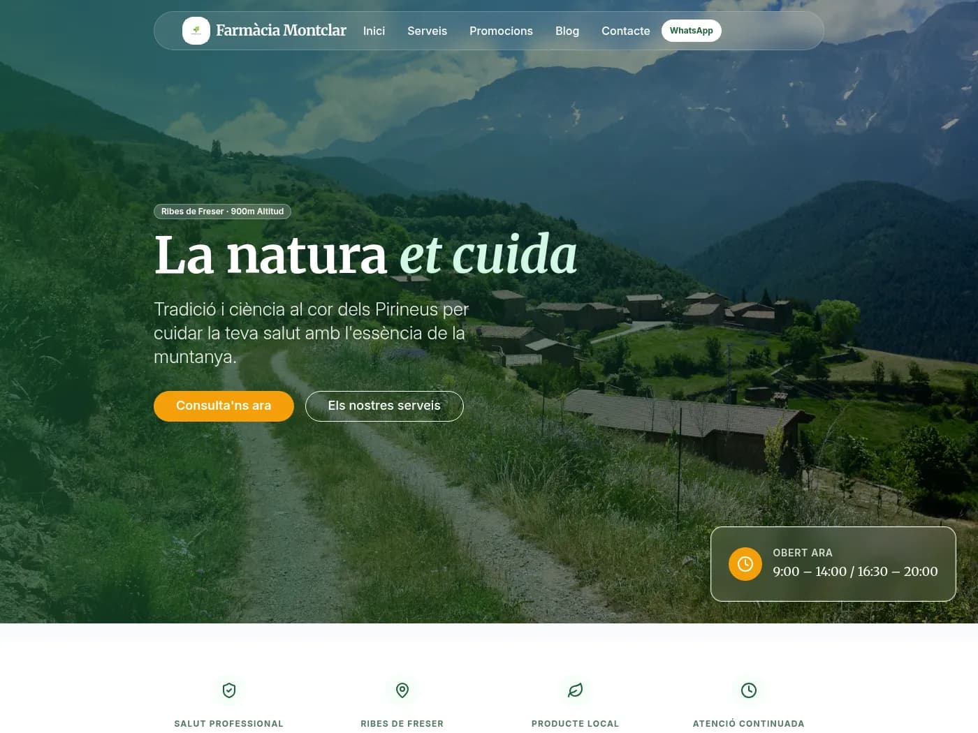 Farmàcia Montclar Web