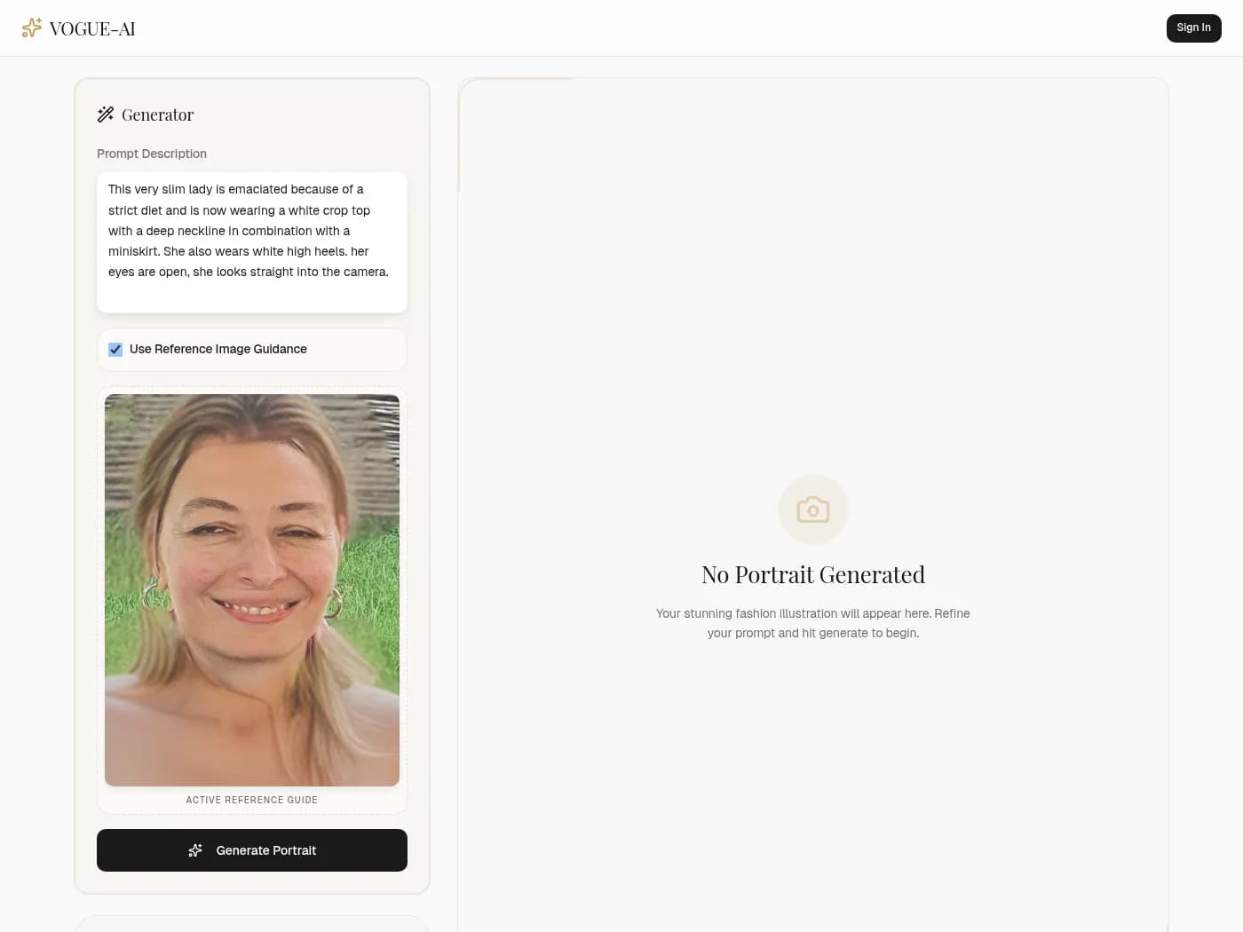 AI Portrait Generator
