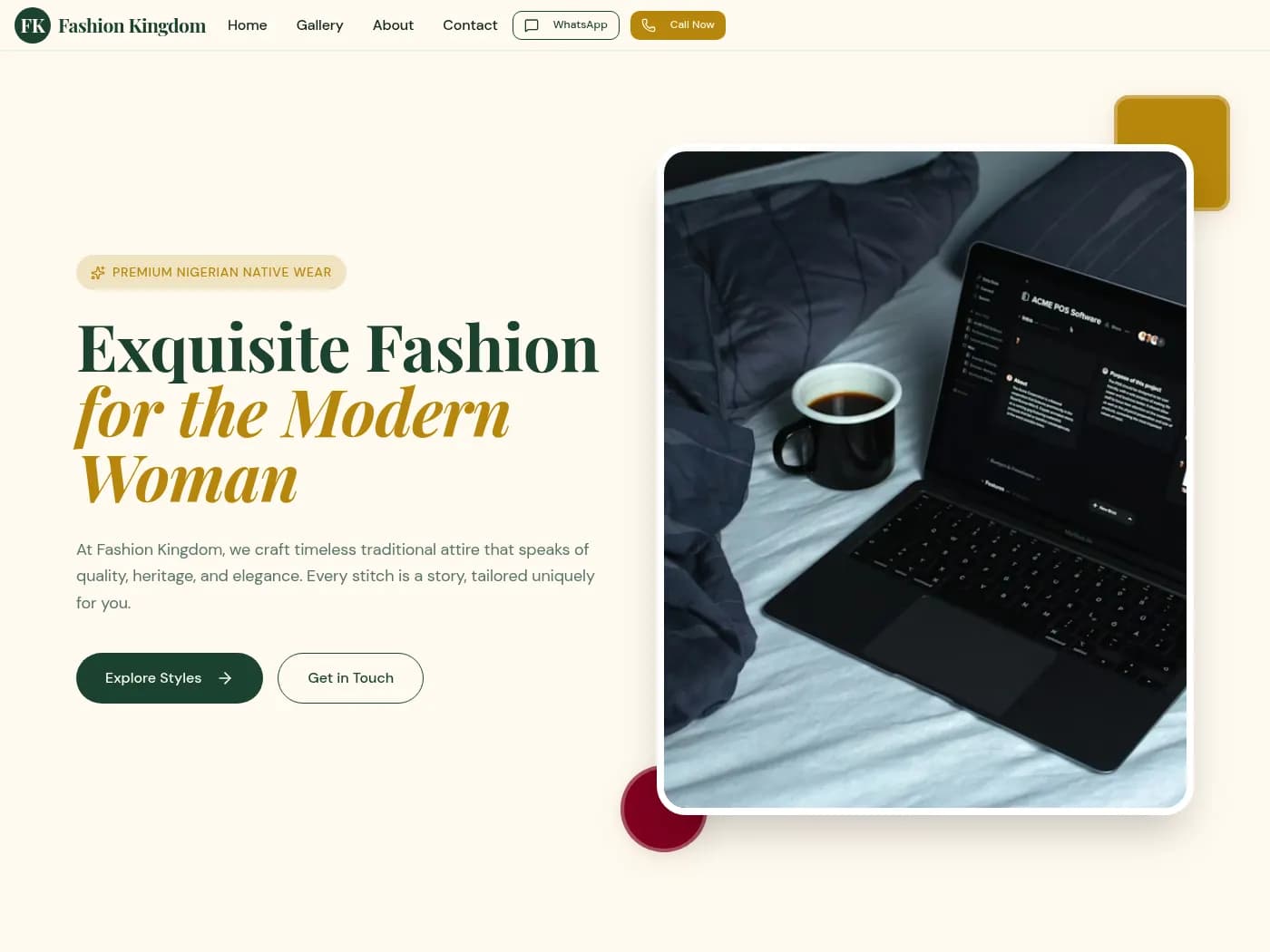 Fashion Kingdom Web Showcase