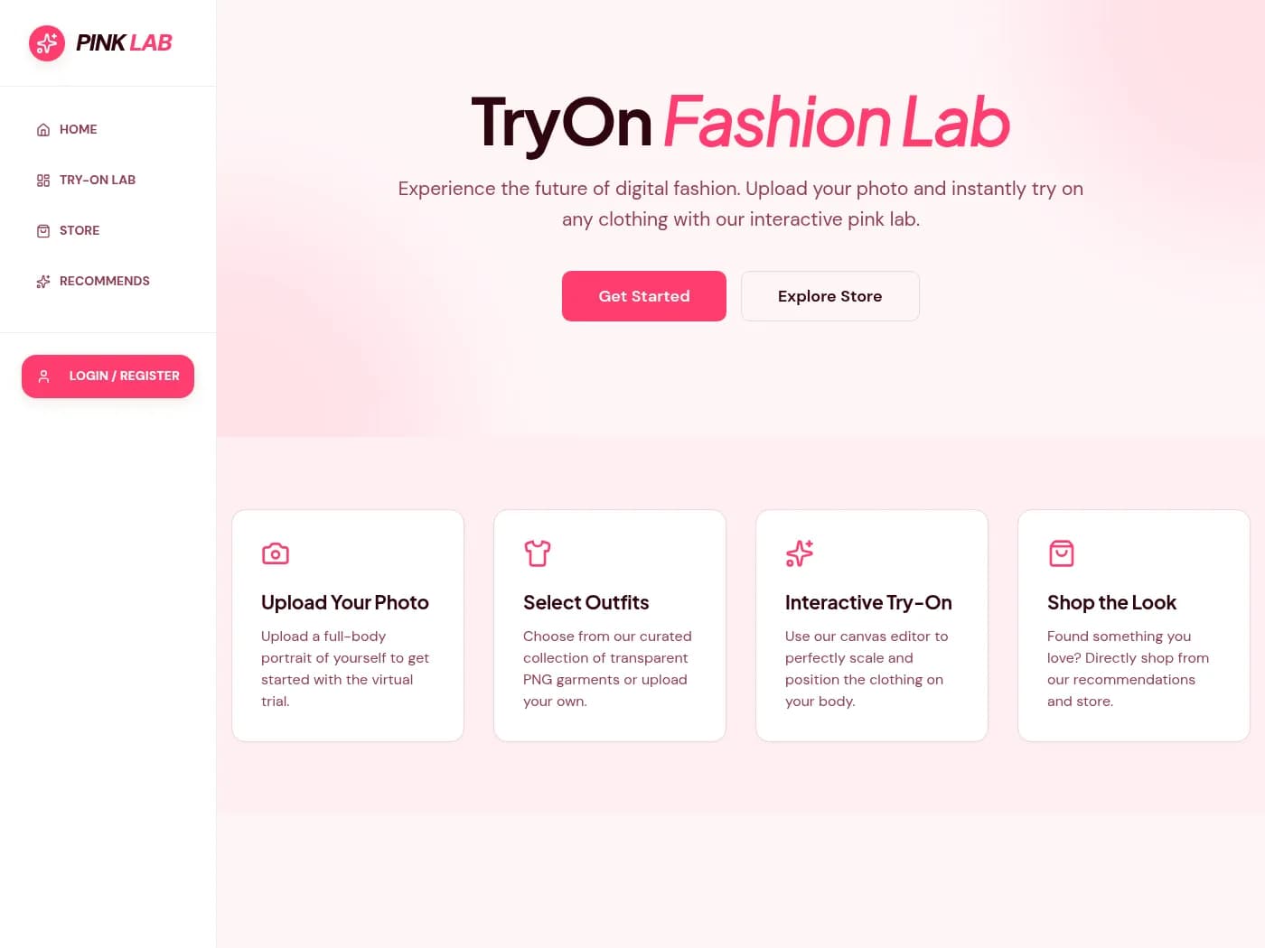 TryOn Pink Fashion Lab