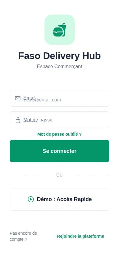 Faso Delivery Hub