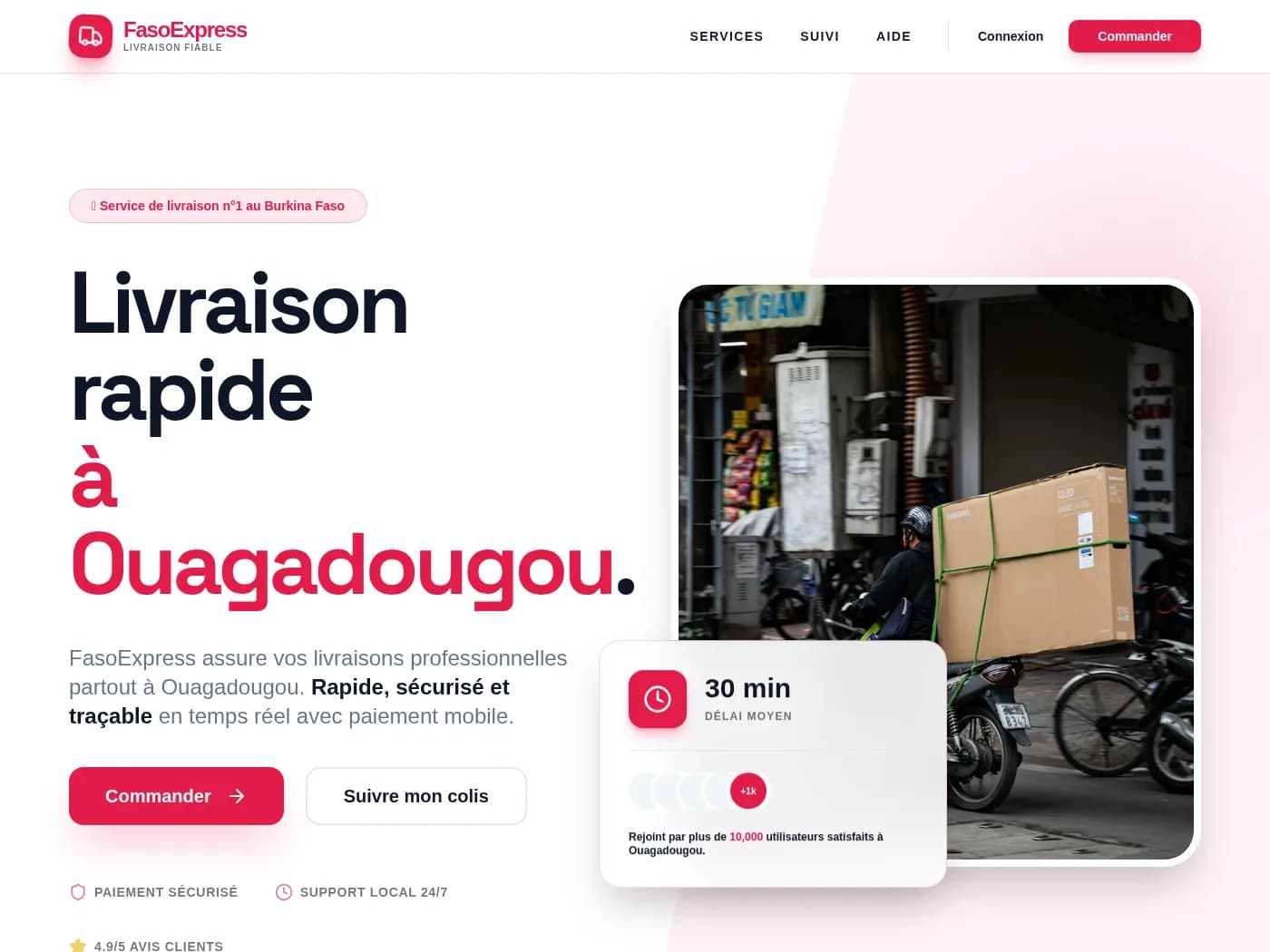 FasoExpress Delivery Suite