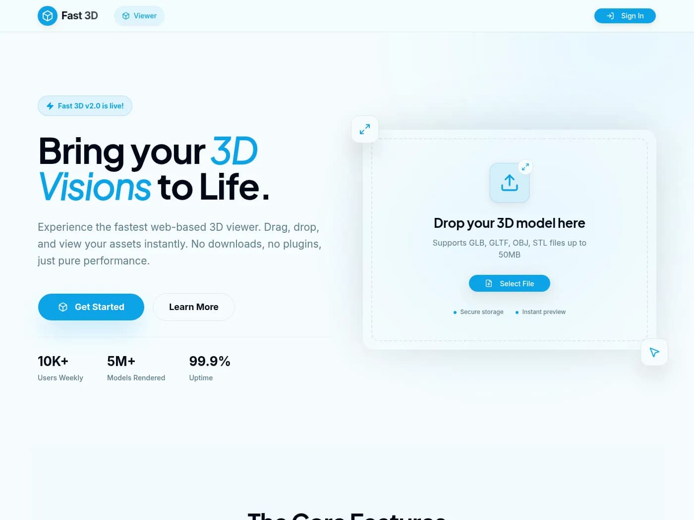 Fast 3D Viewer