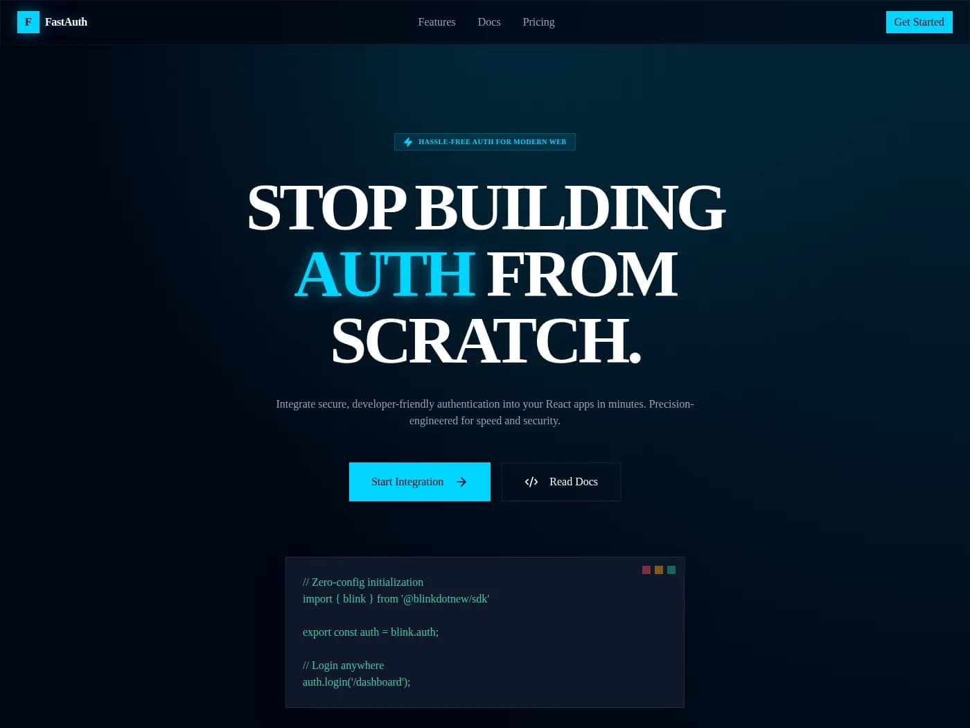 FastAuth Login