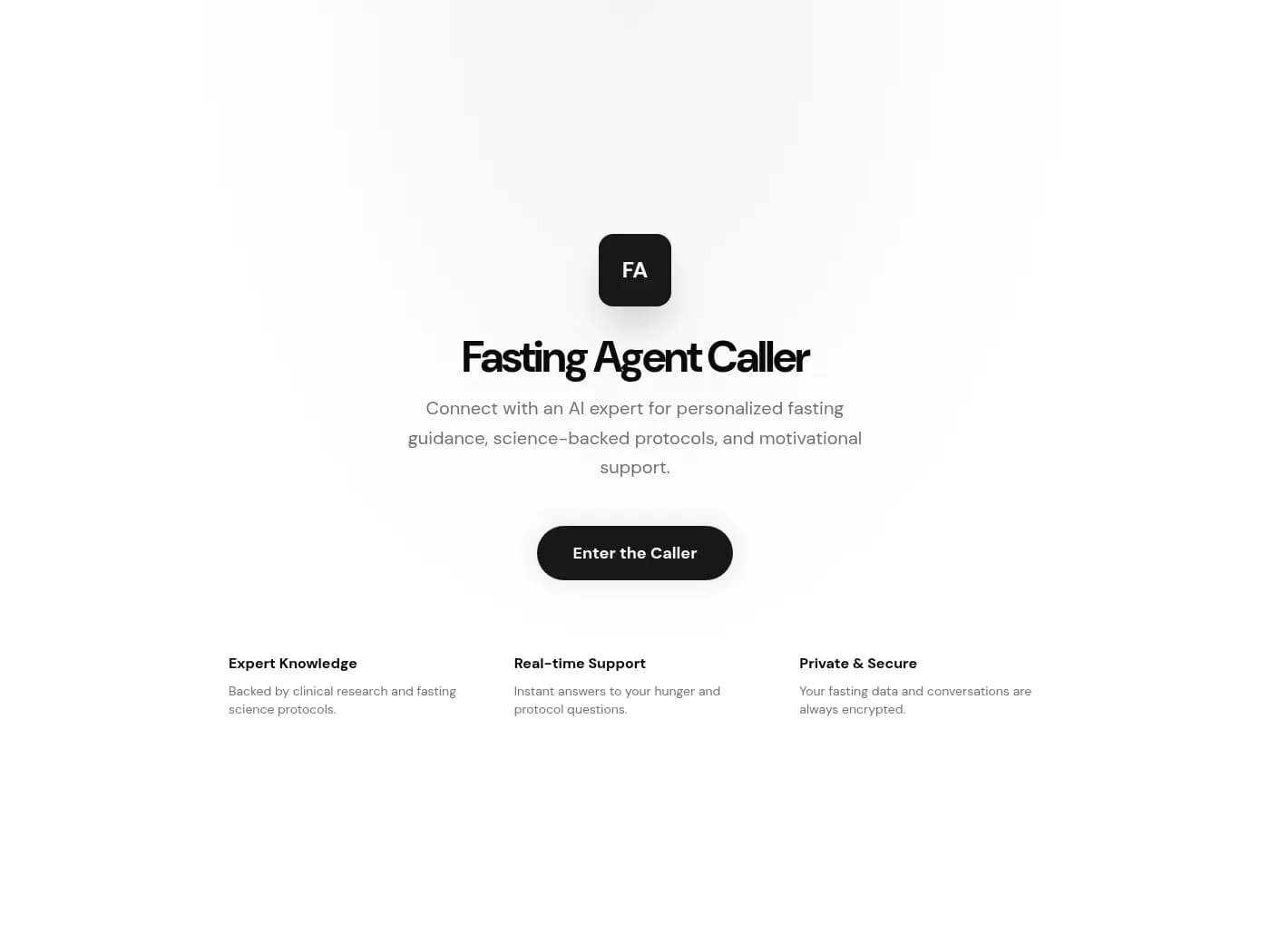 Fasting Agent Caller