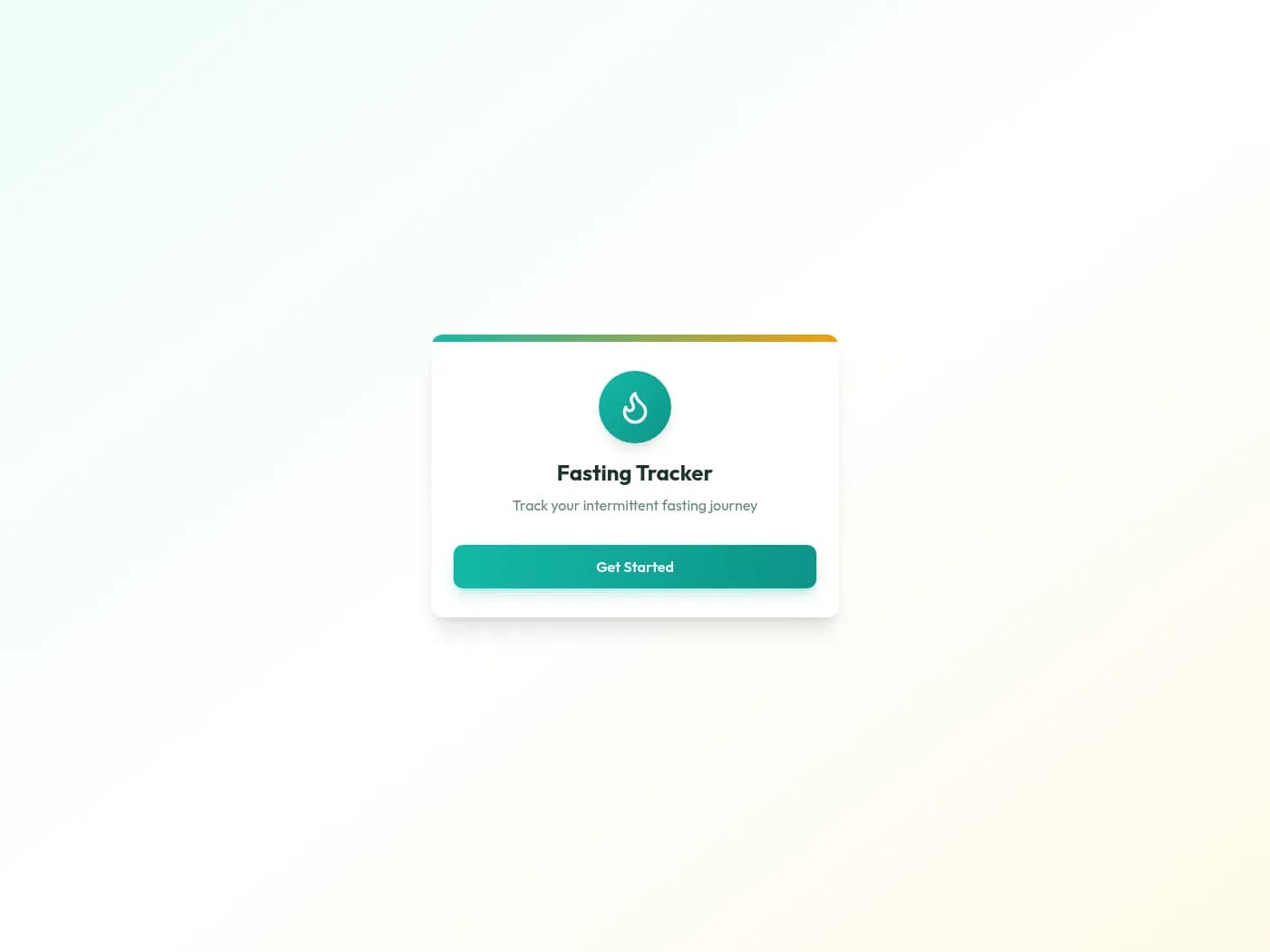 Fasting Tracker Simple