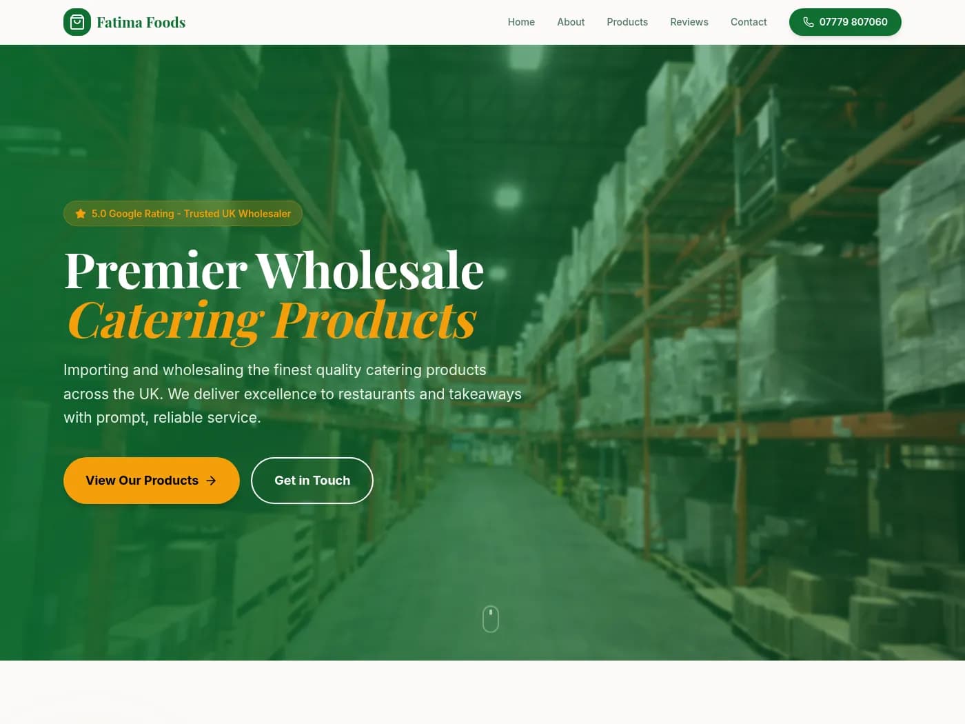 Fatima Foods Wholesale Site