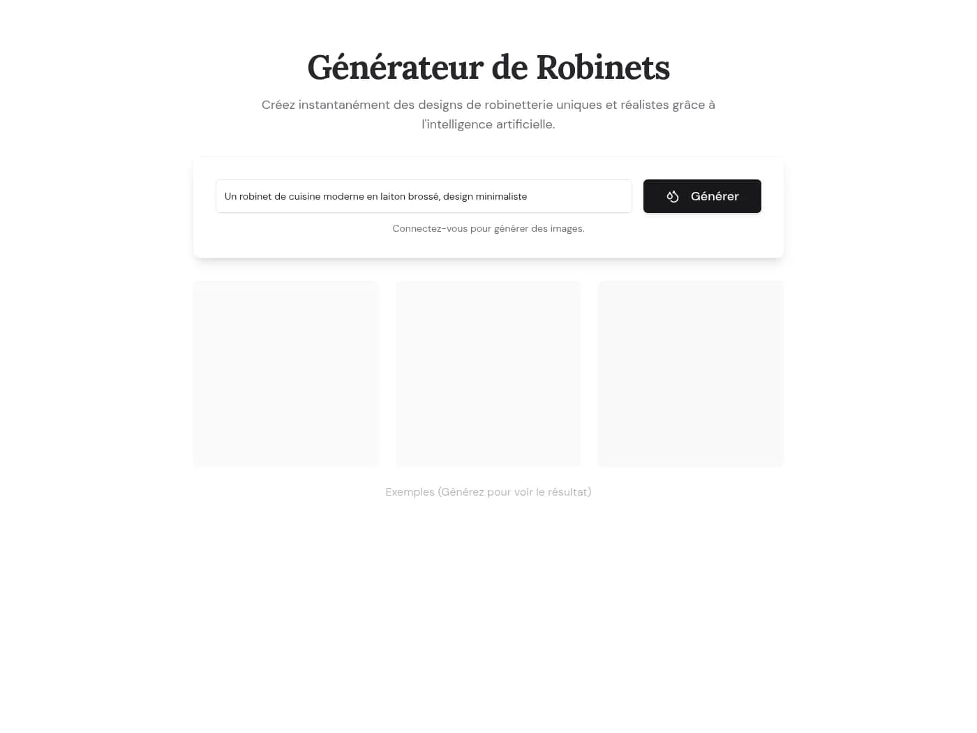 Faucet Image Generator