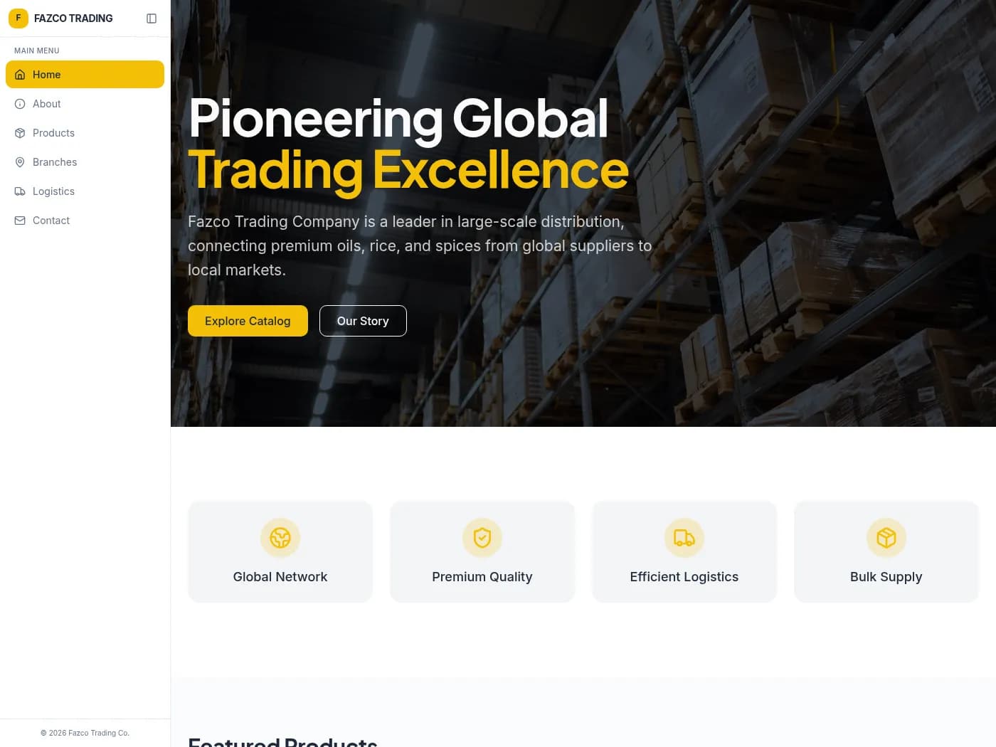 Fazco Trading Website