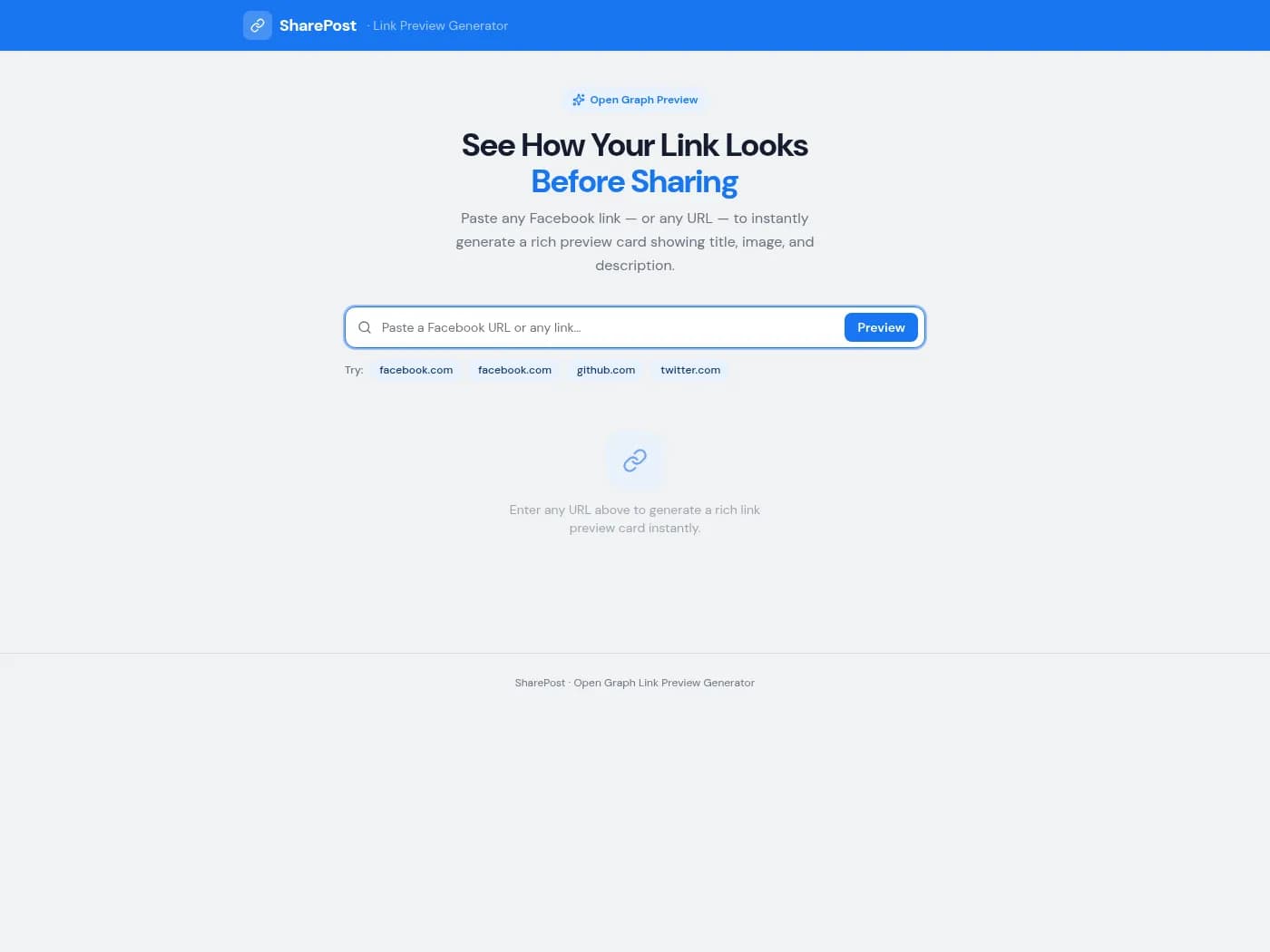 SharePost Link Preview